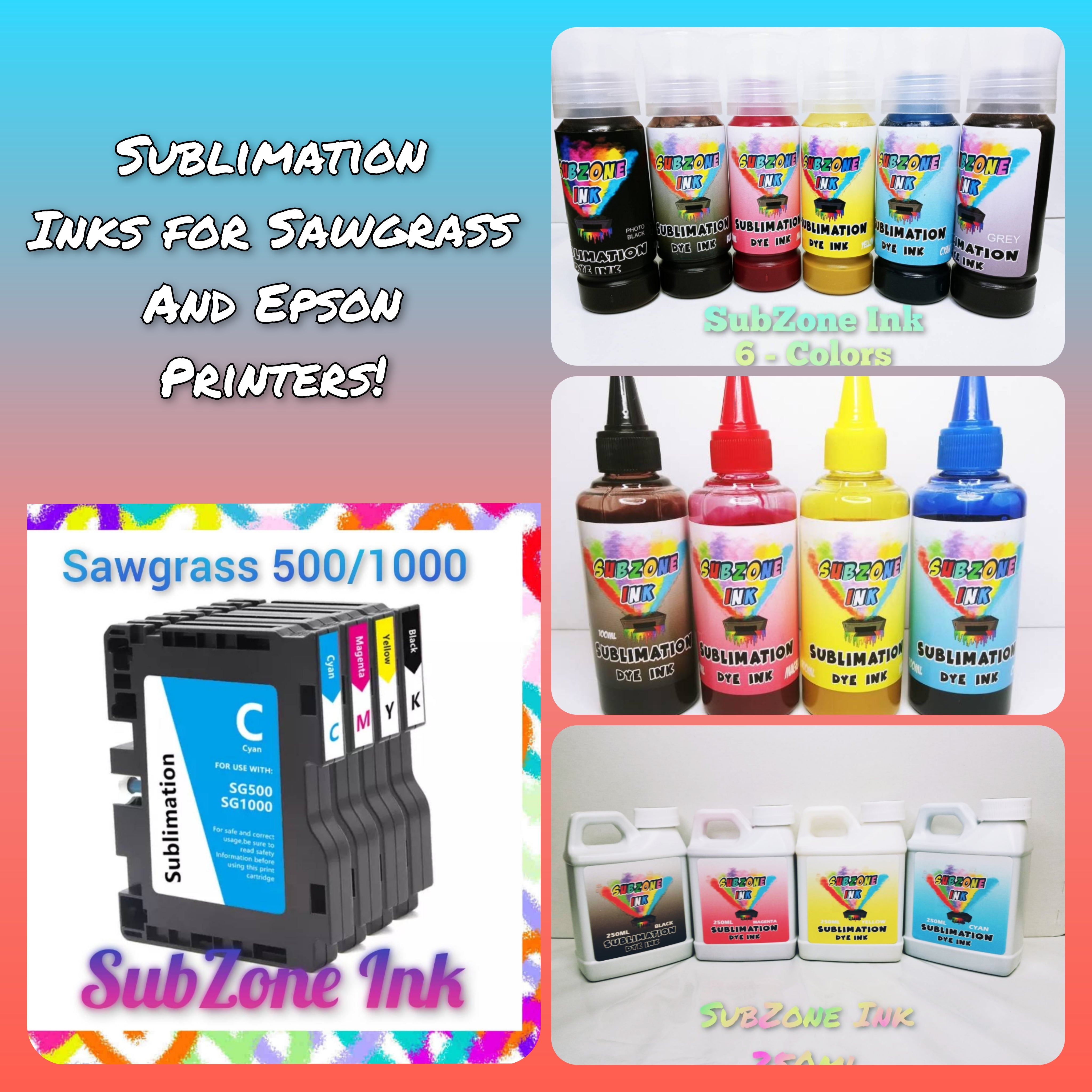 Sublimation Ink, Transfer Paper and Supplies – SubPlusLV & Eco Rush Ink