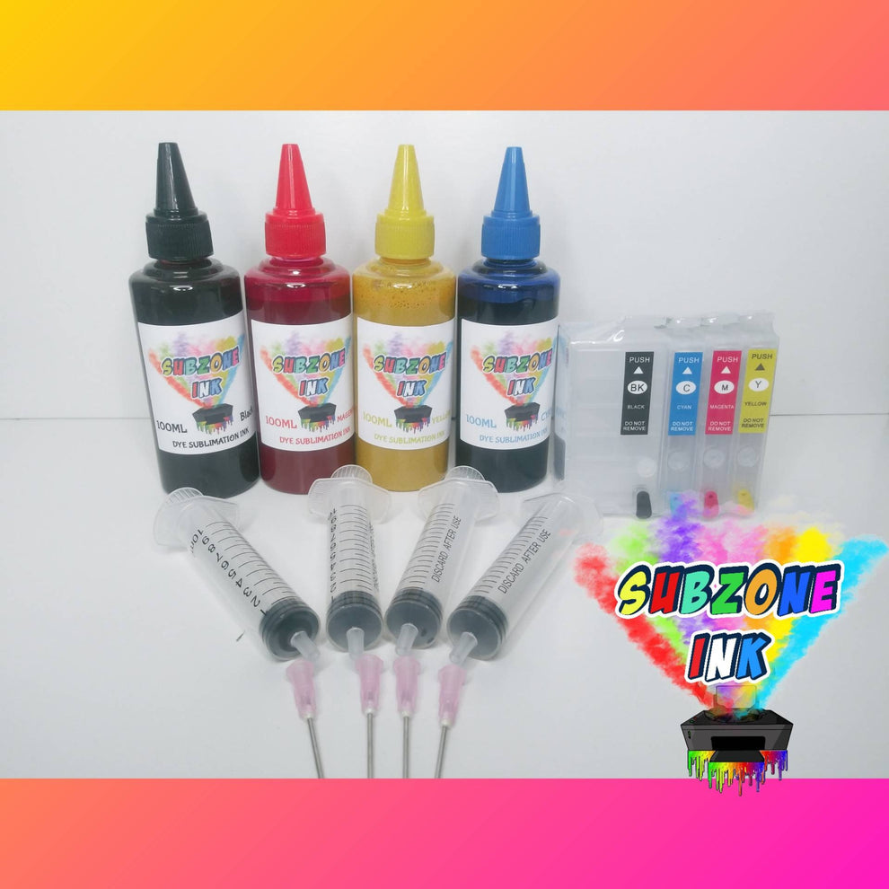 SubZone Sublimation Conversion Kit for Epson Workforce Printers ...